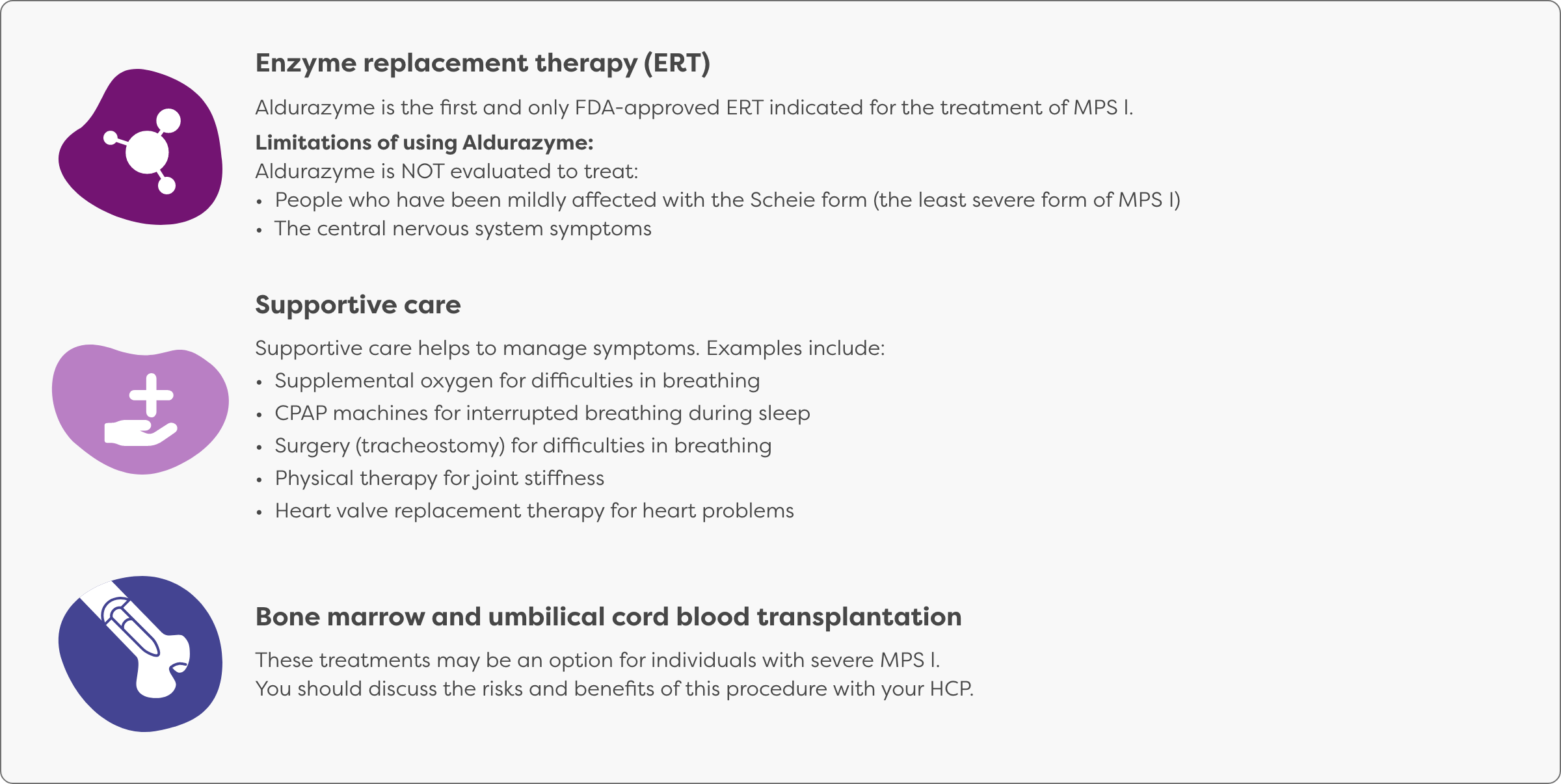 MPS I Treatment Options | Aldurazyme Patient